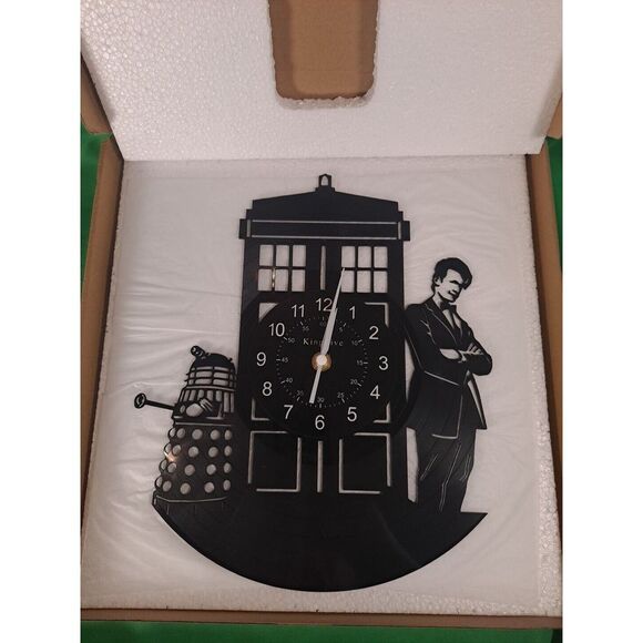 Wall Decor | New In Packaging Dr Who Clock Vinyl Collectible Wall Clock ...